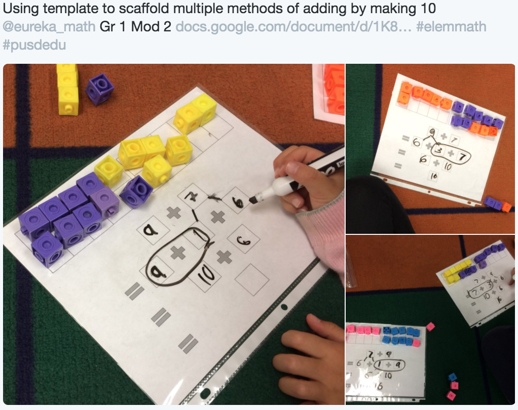Gr1Mod2: Adding by Making Ten Template